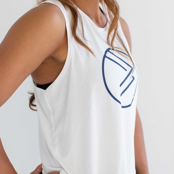 Savvi | Tops | Riot Tank White | Poshmark